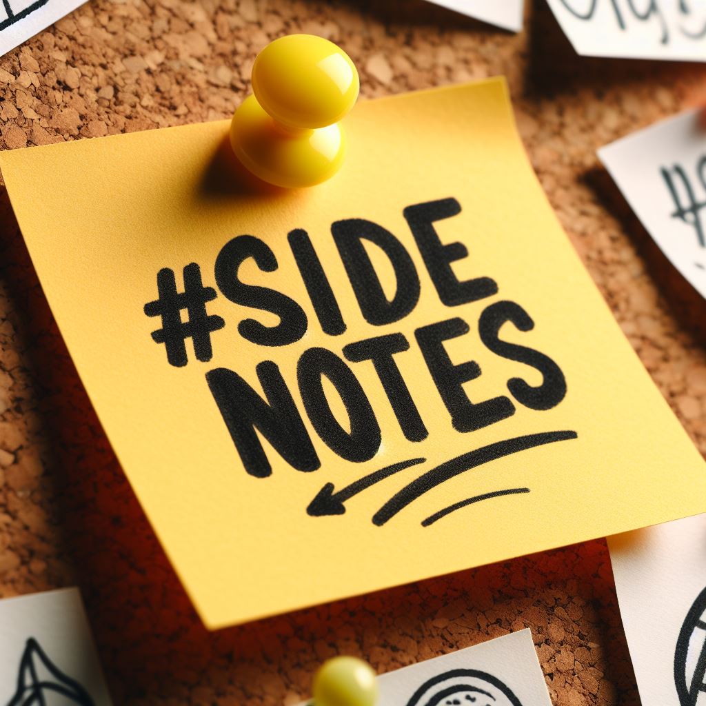 Let us Do A SideNote – Anne Slanders